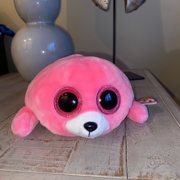 Ty | Toys | Ty Inc Beanie Boo Plush Stuffed Animal Pierre The Pink Seal ...